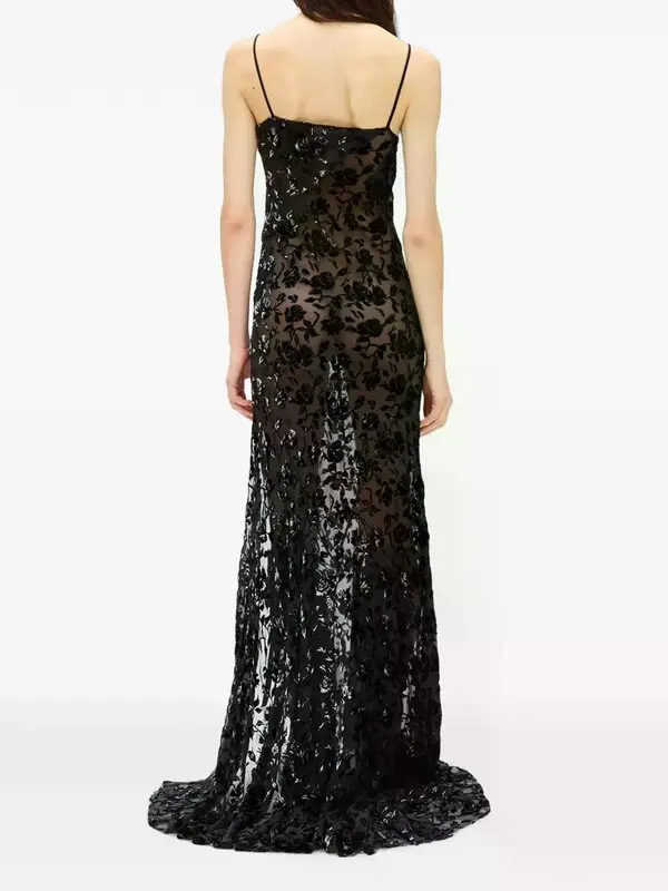 ANN DEMEULEMEESTER Aaricia Floral-devoré Maxi Dress