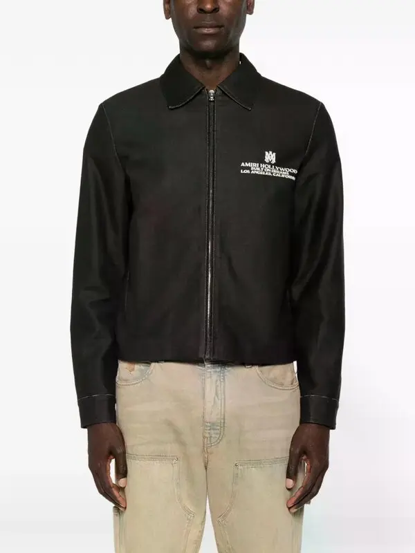 Amiri Logo-print Overshirt