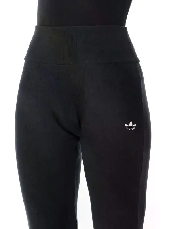 Adidas Logo-embroidered Flared Trousers