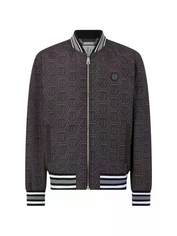 Philipp Plein Monogram-print Bomber Jacket