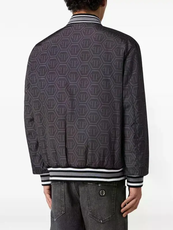 Philipp Plein Monogram-print Bomber Jacket