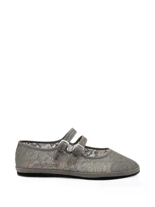 GONDOLINA Pulcinella Lace-mesh Ballet Flats