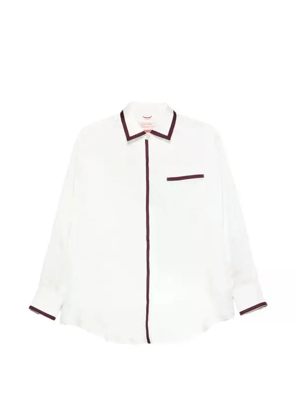 F.R.S FOR RESTLESS SLEEPERS Chest-pocket Shirt - White