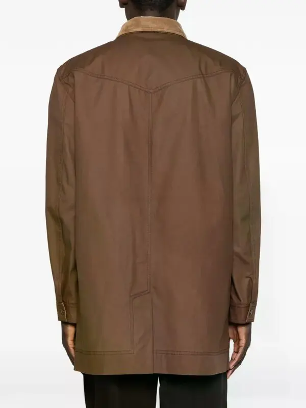 Valentino Garavani Vlogo Signature Waxed-canvas Coat