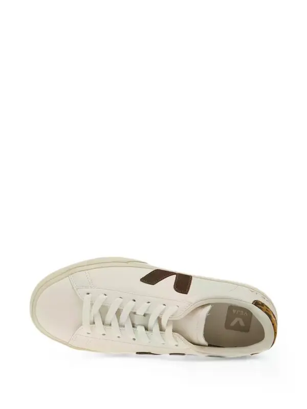 VEJA Campo Leather White Camel Wild Country Sneakers - Neutrals