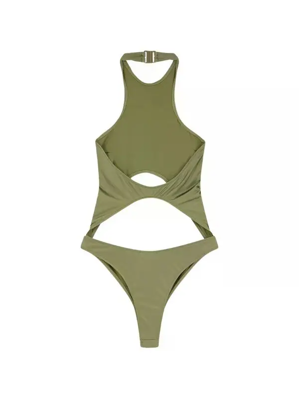 VENUJA Cut-out Halterneck Swimsuit