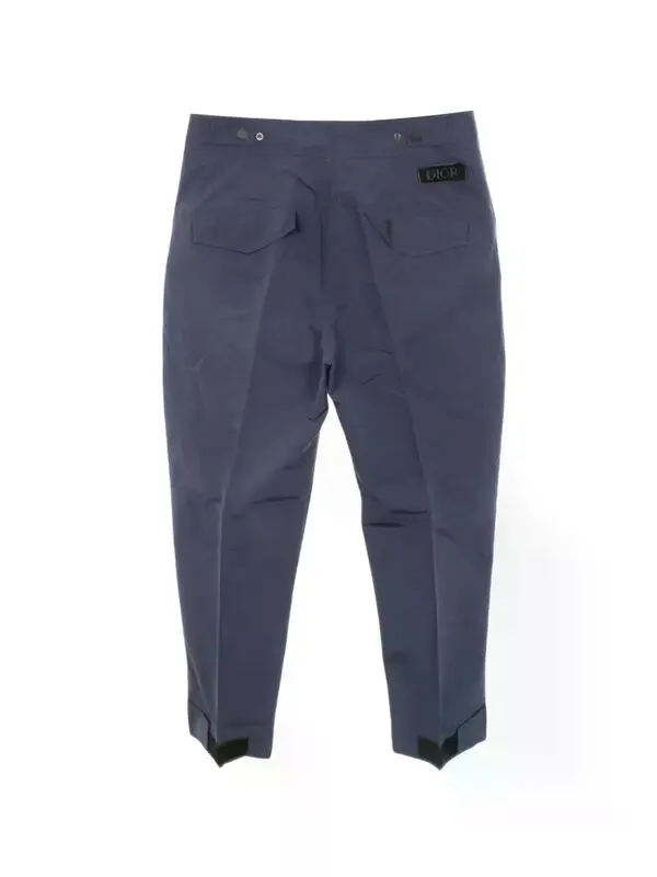 Dior Navy Cotton Cargo Trousers