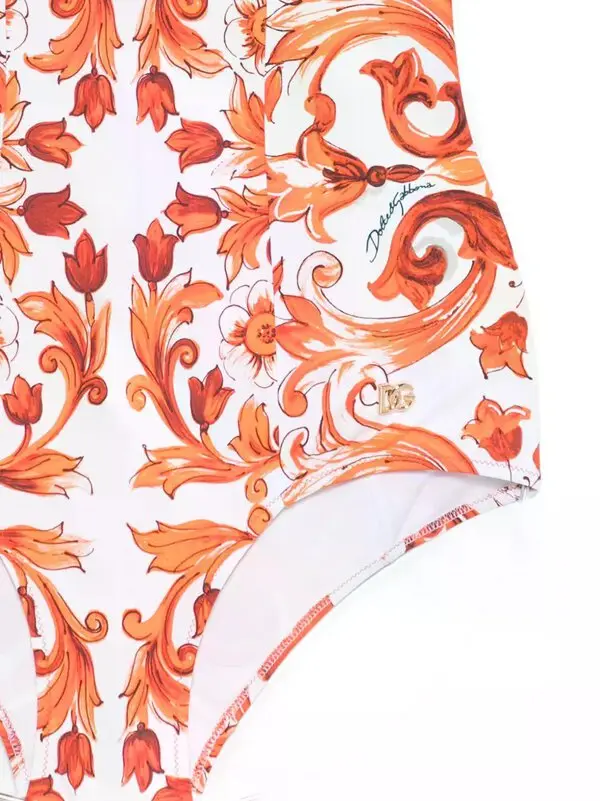 Dolce & Gabbana Maiolica Print Swimsuit