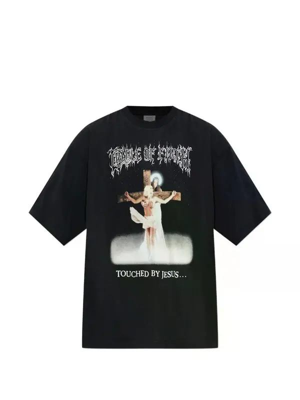 Vetements Graphic-print Oversized T-shirt - Black