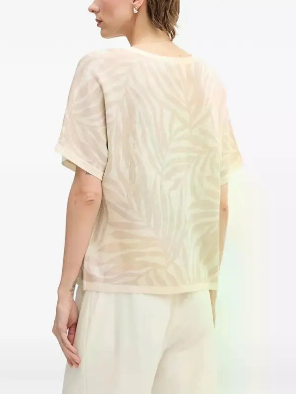Joseph Ribkoff Palm-leaf Top