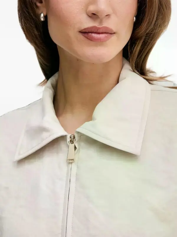 Joseph Ribkoff Zip-up Short-sleeve Top