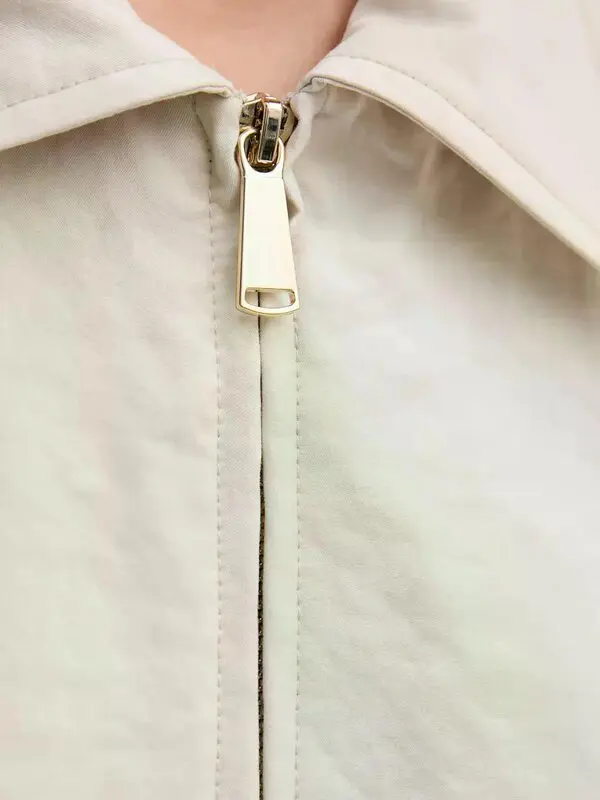 Joseph Ribkoff Zip-up Short-sleeve Top