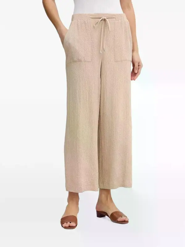 Joseph Ribkoff Crinkled Drawstring Palazzo Pants