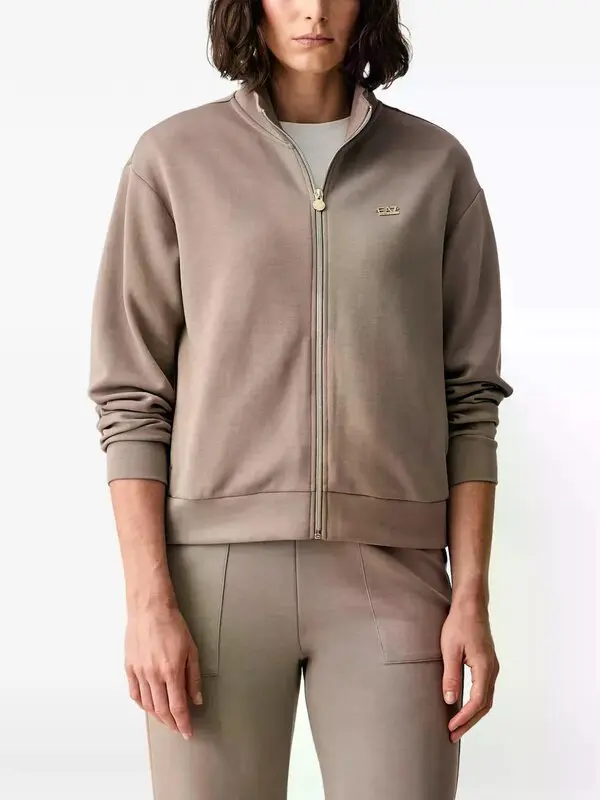 EA7 Logo-plaque Zip-up Track Jacket