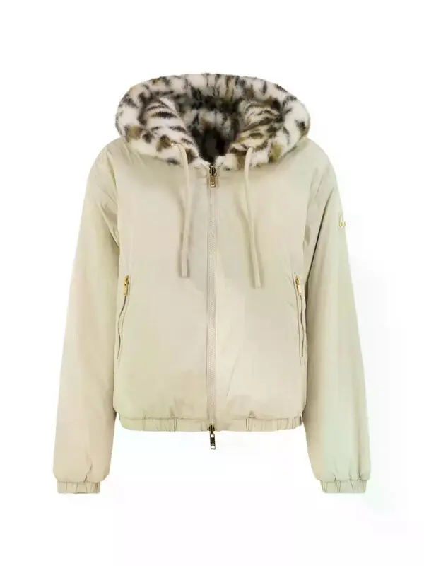 Moose Knuckles Eaton Bunny Reversible Hooded Jacket - Neutrals