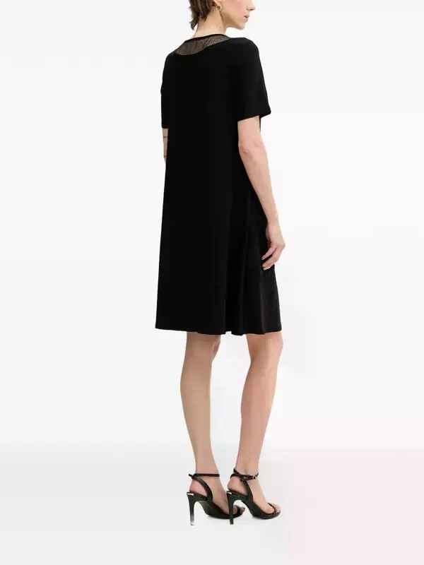 Joseph Ribkoff Mesh-panel Pocket Mini Dress