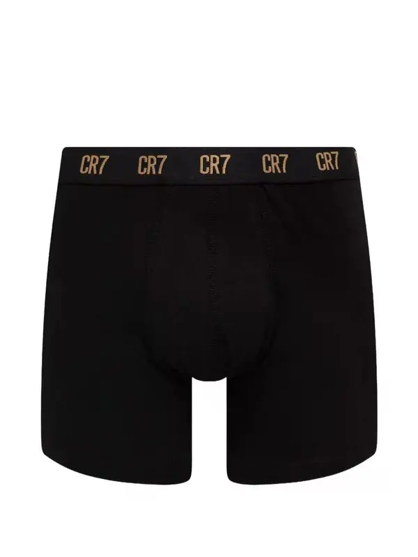 CR7 CRISTIANO RONALDO Logo-waistband Boxer Briefs - Black