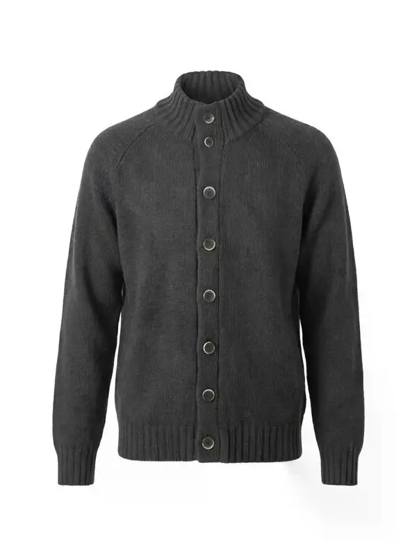 Altea Ribbed-knit Button-up Cardigan