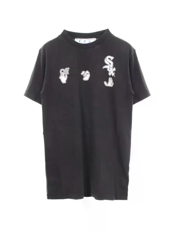 Off-White X Mlb 2010s Logo-print T-shirt - Black