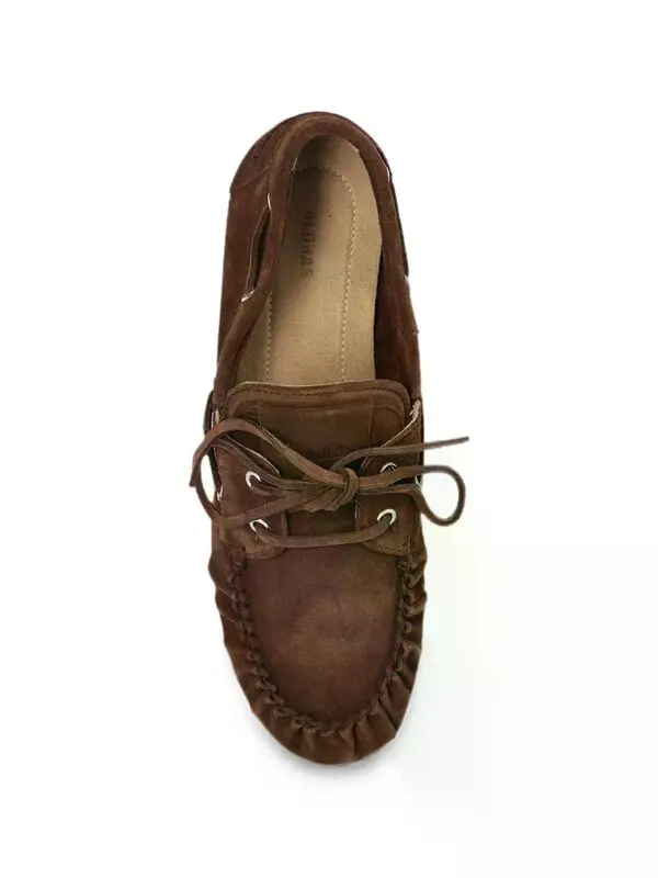ALOHAS Rowan Lace-up Loafers - Brown