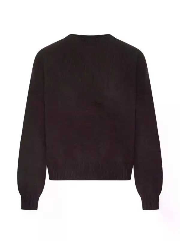 LISA YANG The Veira Ribbed-knit Dropped-shoulder Sweater - Brown