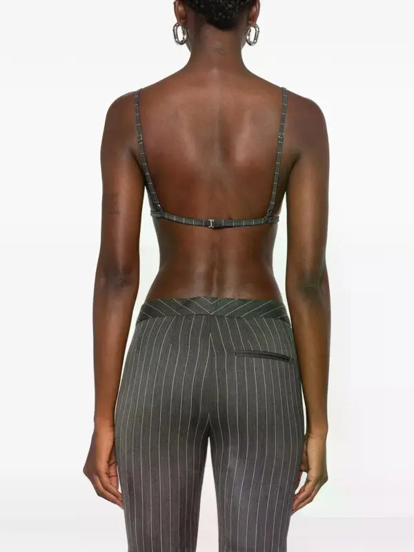 DONDUP Pinstripe-pattern Chain-link Top