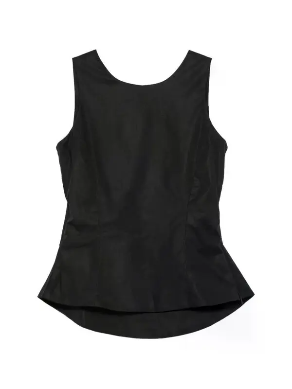 MOUTAKI Bow Detail Peplum Blouse