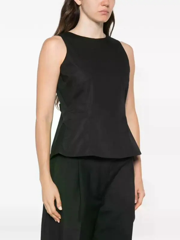 MOUTAKI Bow Detail Peplum Blouse