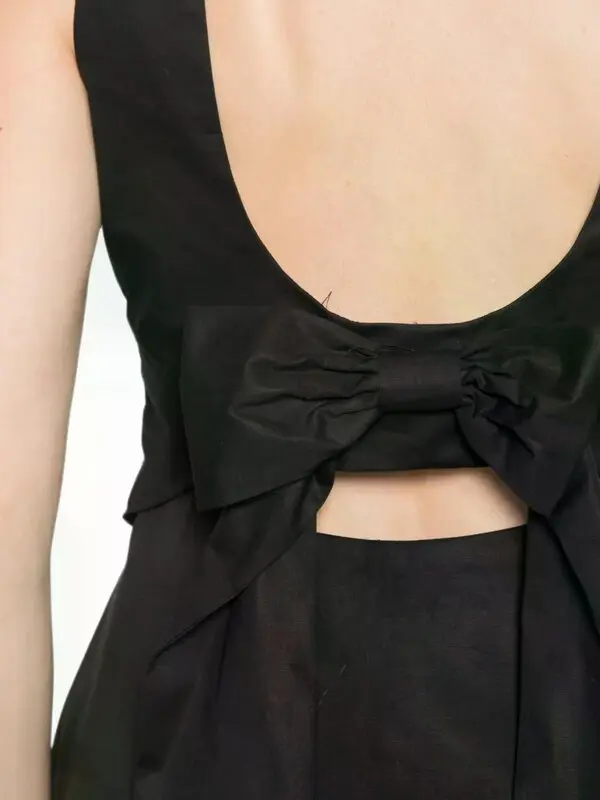 MOUTAKI Bow Detail Peplum Blouse