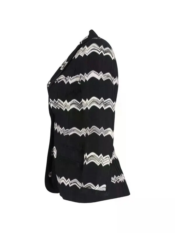 Missoni Zigzag-print Single-breasted Blazer