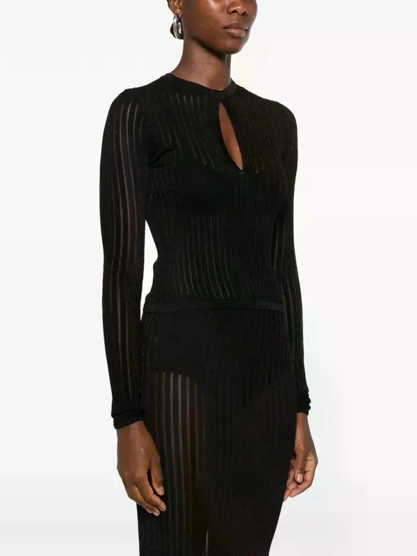 DONDUP Sheer-knit Top