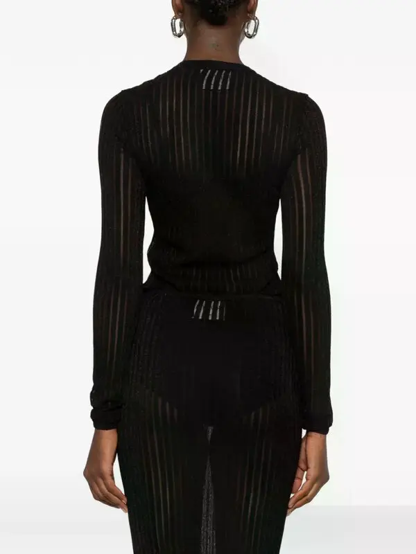 DONDUP Sheer-knit Top