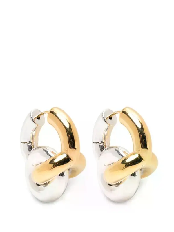 UNCOMMON MATTERS Mini Knot Creoles Earrings - Silver