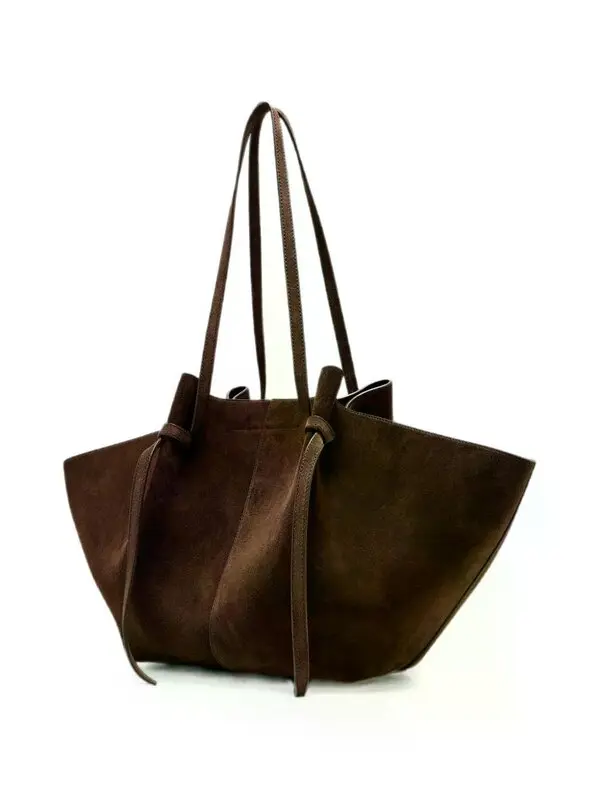 Yuzefi Mochi Suede Tote Bag - Brown