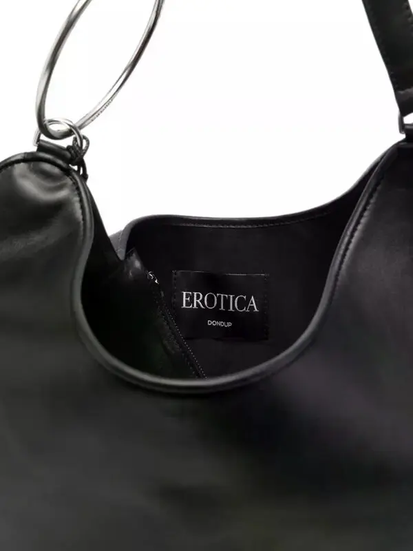 DONDUP Ring-handle Leather Shoulder Bag