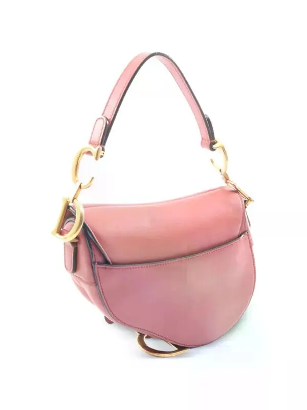 Dior 2010s Mini Saddle Mini Shoulder Bag - Red