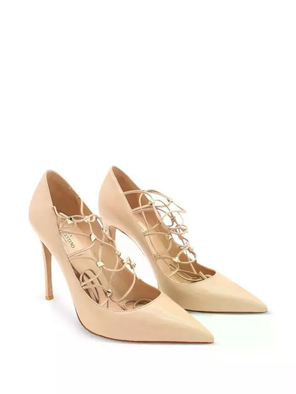 MARIO VALENTINO VINTAGE Gladiator Lace-up Pumps
