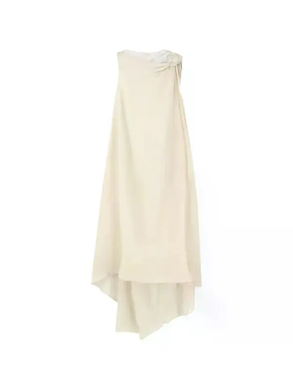 LAMRONS Knot-detail Sleeveless Dress