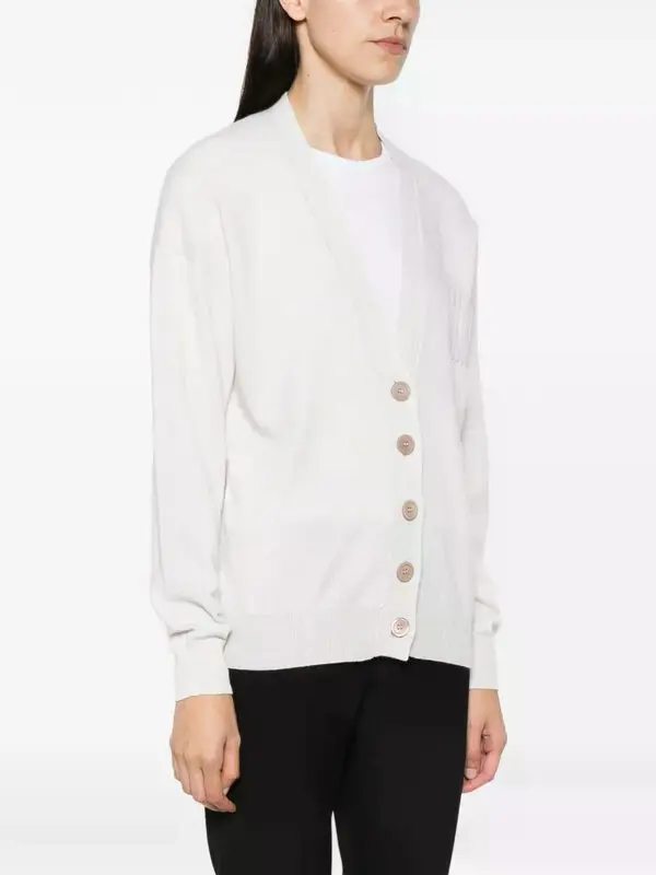Peserico V-neck Bead Embellished Cardigan