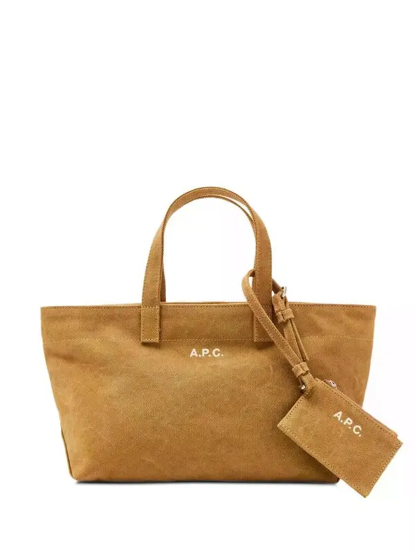 A.p.c. Le Drummer Toile Small Bag - Neutrals