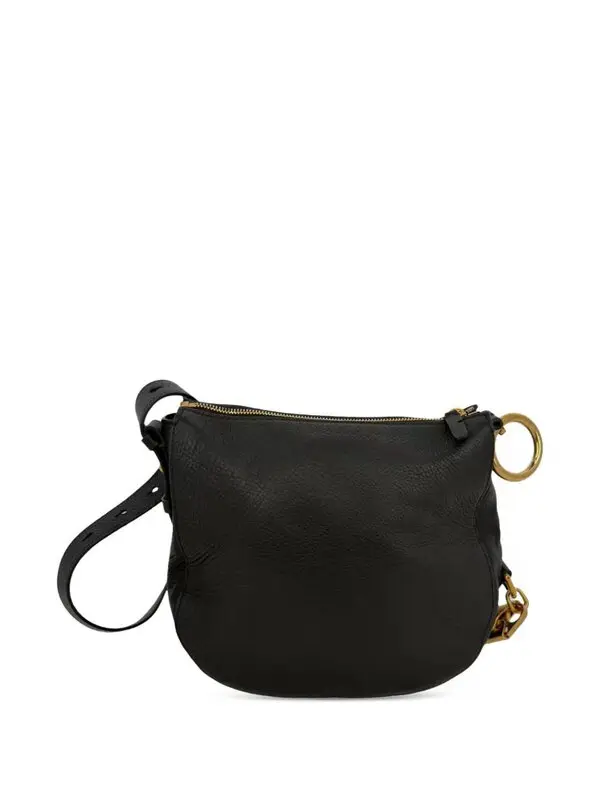 Burberry Knight Leather Shoulder Bag
