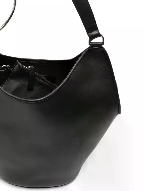 DONDUP Ring-detail Leather Shoulder Bag