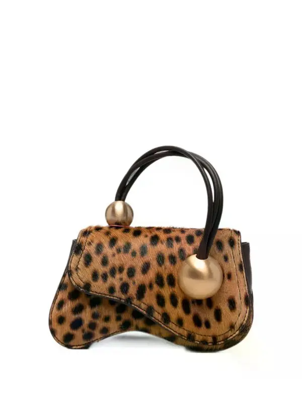 Cult Gaia Mini Kazia Nano Leopard-print Crossbody Bag - Neutrals