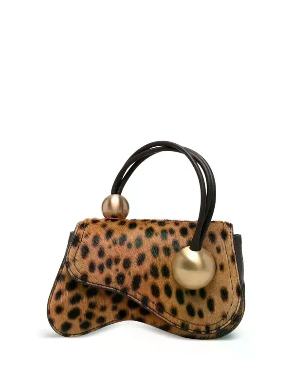 Cult Gaia Mini Kazia Nano Leopard-print Crossbody Bag - Neutrals