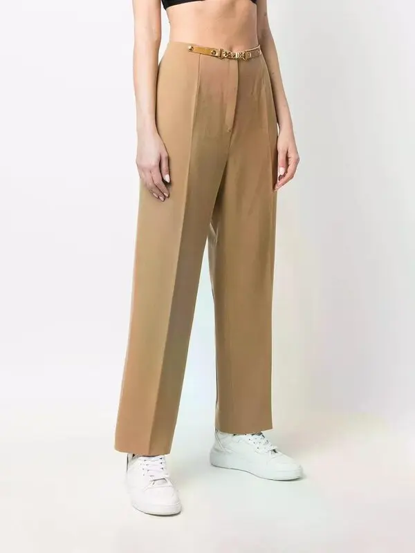 Celine 1980s Pre-owned Chain-detail Tailored Trousers