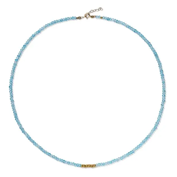 BOMBYX HOUSE Tiny Topaz Gold Cluster Necklace