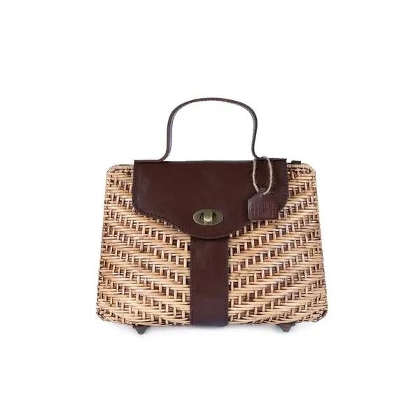 JELAVU Nori Crossbody Bag Chocolate - Brown