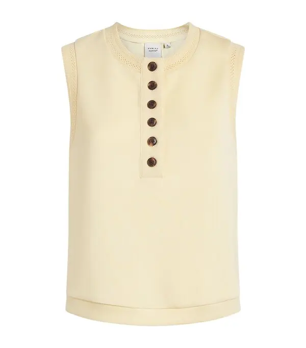 Varley Marla Tank Sweater Vest - Ivory