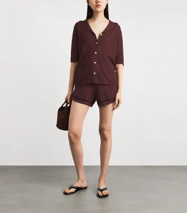 Varley Cotton Knit Madelene Shirt