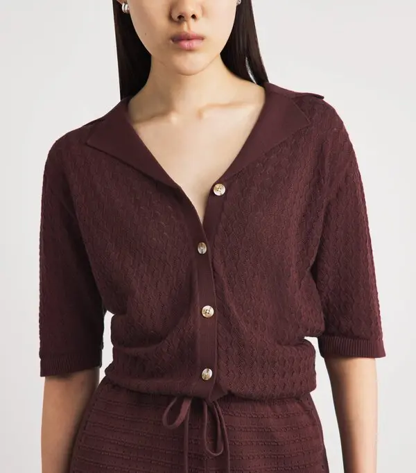 Varley Cotton Knit Madelene Shirt
